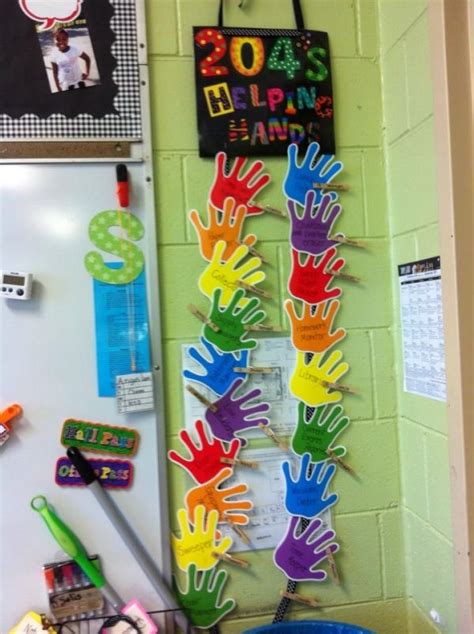 Helping Hands Classroom Job Assignments Resource Classroom