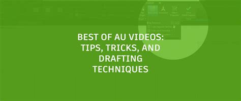 Best Of AU Videos AutoCAD Tips Tricks And Delightful Drafting Techniques AutoCAD Blogs
