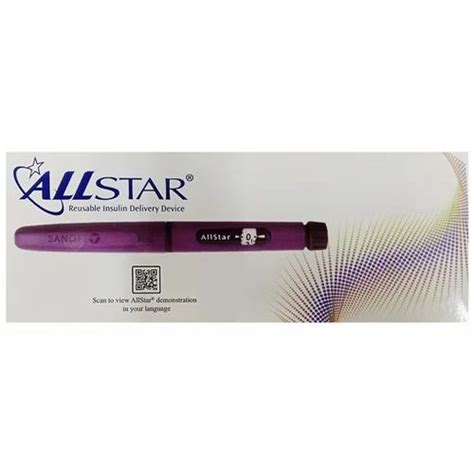 Allstar Reusable Insulin Pen Diabetes Monitoring Devices 300u Ml At