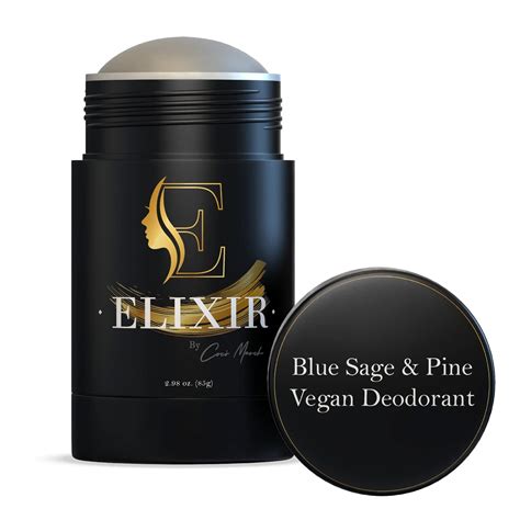 Elixir By Cocó March Aluminum Free Vegan Deodorant Blue