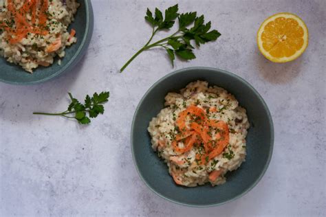 Smoked Salmon And Lemon Risotto Recipe Hot Cooking Food Blog