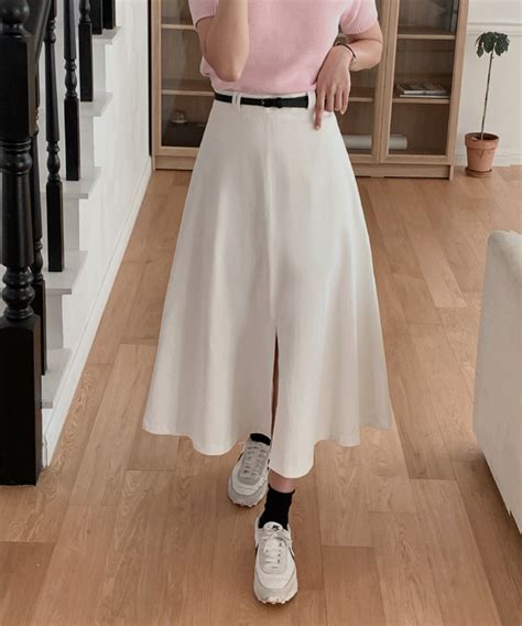 벨트set3color 브리엔 벨트 세트 슬릿 플레어 롱 스커트브리엔벨트롱스커트 에이블리