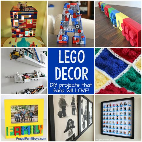 Awesome Diy Lego Crafts And Room Decor Projects Frugal Fun For Boys