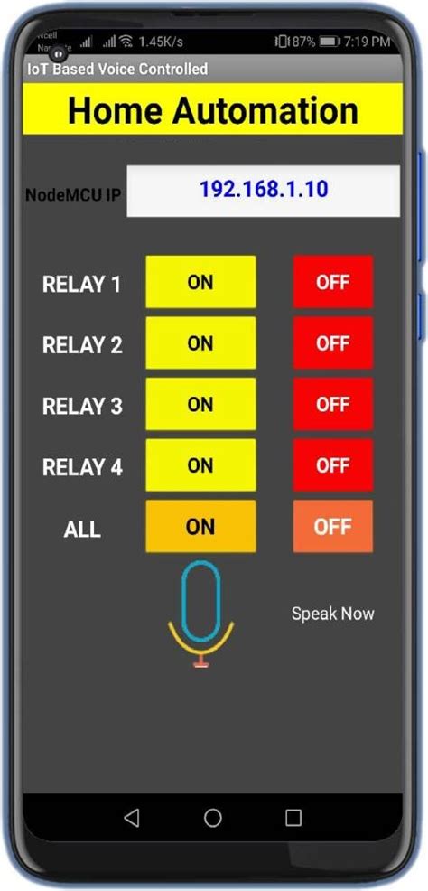 IoT Based Voice Controlled Home Automation