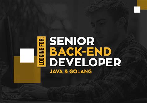 Looking For Senior Back End Developer Java And Golang Talent Hunter It And Telecom Recruitment