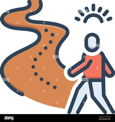 Icon For Path Pedestrian Stock Vector Image And Art Alamy