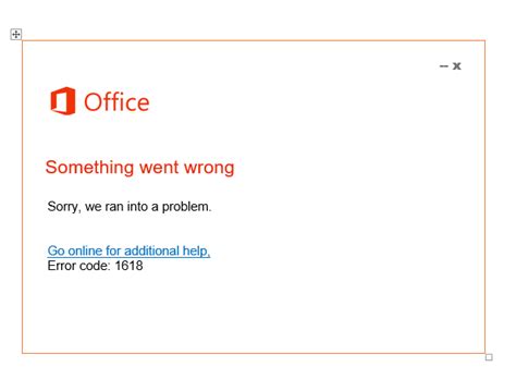 Failed Error Code 1618 Xpertgas