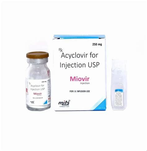 Acyclovir Injection Usp 250 Mg At ₹ 345 Vial In Nagpur Id 2850582676655