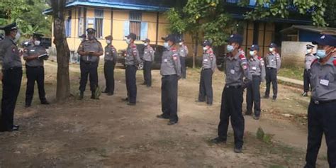 သာပေါင်းတွင် စခန်းစွန့်ထွက်ပြေးလာသည့် ရဲတပ်ဖွဲ့ဝင် ၈ ဦးကို စစ်ကောင်စီတပ် ပြန်ဖမ်း