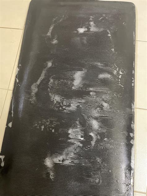 Kitchen Foam Mat Was Part Of Disshwaher Water Leak And Soaked Through