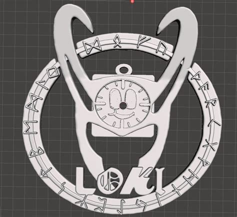 Stl File Loki Clock With Base To Hold Clock 🕰️・3d Print Model To Download・cults