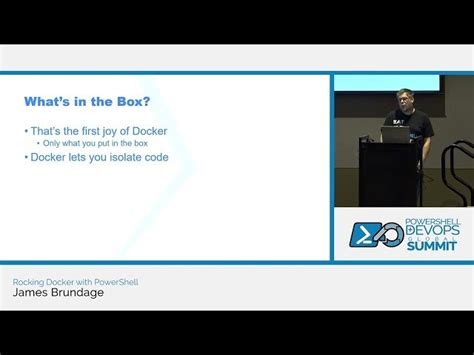 Free Video Rocking Docker With Powershell From Confreaks Class Central