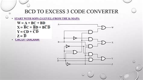 The Bcd To Excess 3 Converter Pptx Programming Languages Computing