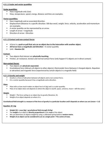Gcse Phsyics Forces Teaching Resources