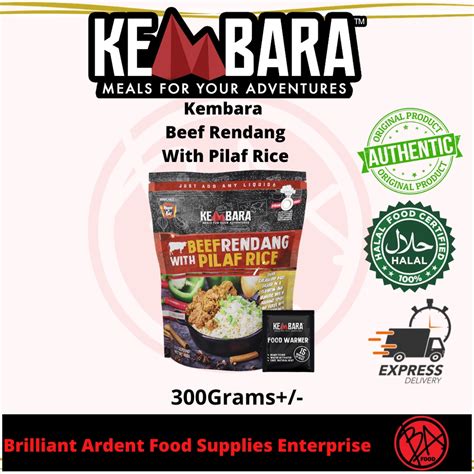 Kembara Non Self Heating Beef Rendang Pilaf Rice 370g Shopee Malaysia