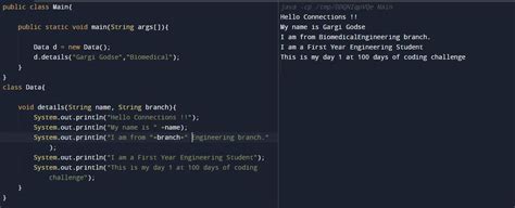 Starting A 100 Day Coding Challenge With Object Oriented Java Gargi