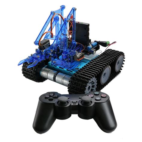 Mearm Diy Robot Tank Toys Chassis Kit For Ardunio Program With Ps