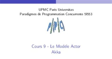 Introduction Au Framework Akka Cours Java Cours Framework Java