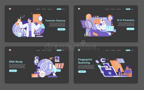 Exploring Innovative Forensics And Artificial Stock Vector