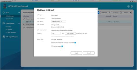Is It Possible To Expand An ISCSI LUN QNAP