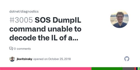 Sos Dumpil Command Unable To Decode The Il Of A Pinvoke Or