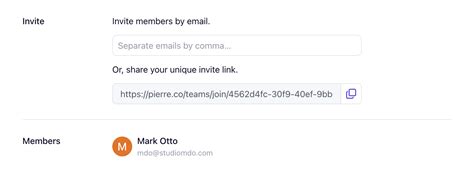 Workspace Members • Pierre Docs