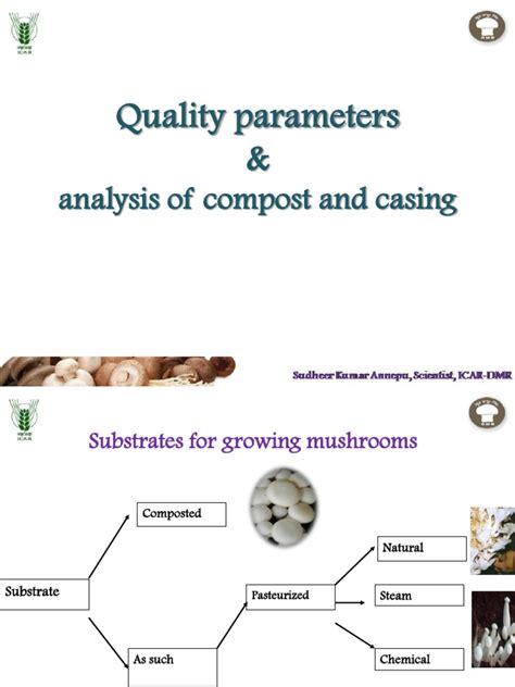 Quality Parameters And Analysis Of Compost And Casing Pdf Compost