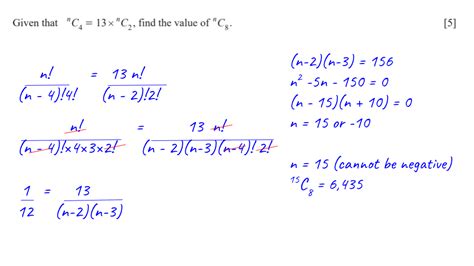 Permutations And Combinations Past Paper Questions For Igcse Additional Maths Cambridge 0606
