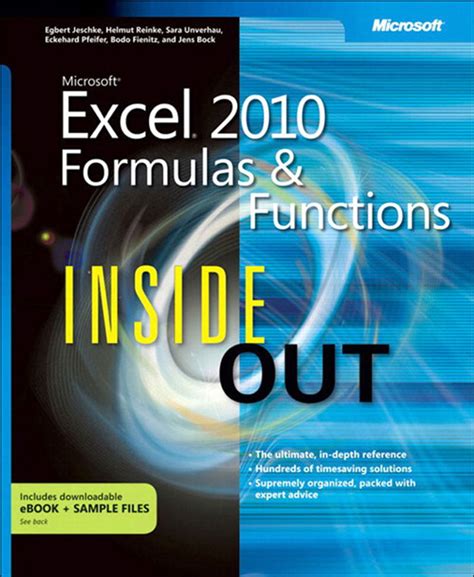 Microsoft Excel 2010 Formulas And Functions Inside Out EBook By Egbert Jeschke EPUB Book