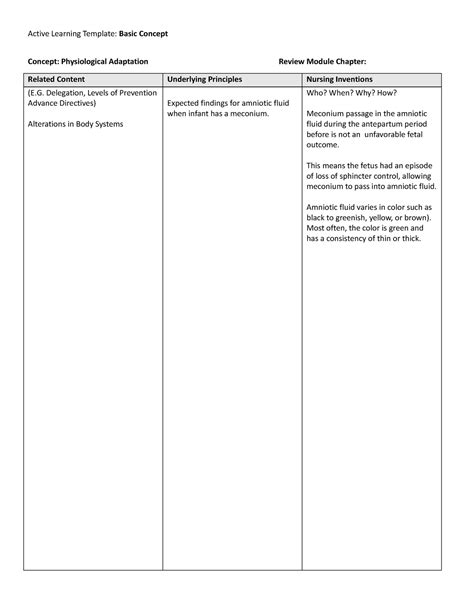 Physiological Adaptation Delegation Levels Of Prevention Advance