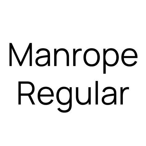 Manrope Regular Font Free Fonts On Creazilla Creazilla