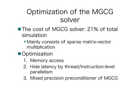Gpu Acceleration Of A Non Hydrostatic Ocean Model With A Multigrid Poisson Helmholtz Solver Ppt