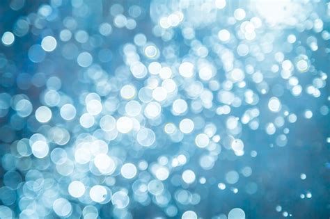Premium Photo Abstract Blue Bokeh Background