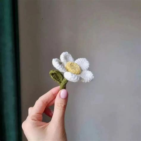 Crochet Daisy Flower Free Pattern Clairea Belle Makes