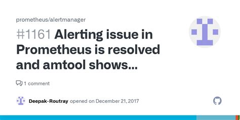 Alerting Issue In Prometheus Is Resolved And Amtool Shows Empty Alert But Alert Manager Still