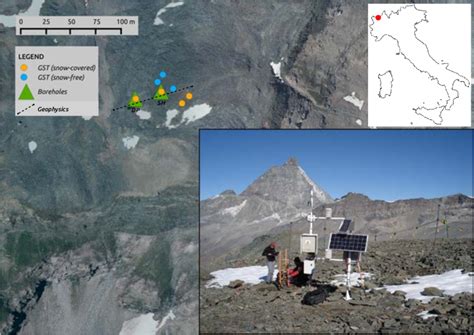 Overview Of The Cime Bianche Monitoring Site Download Scientific Diagram