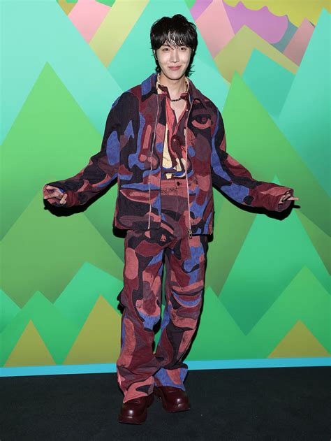 J Hope Does Elevated Camouflage At The Louis Vuitton Mens Show Vogue