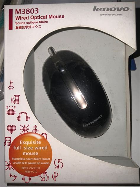 Lenovo Ergonomic Mouse Computers Tech Parts Accessories Mouse Mousepads On Carousell