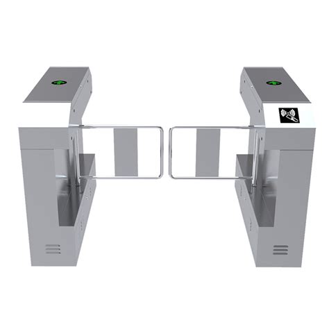 High Security RFID Qr Code Scanner Integrated Fully Automatic Sswing Turnstile Barrier Gate