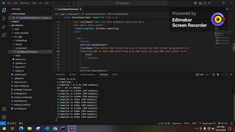 Sham Sundar On Linkedin This Is Coding Of Countdowntimer Project