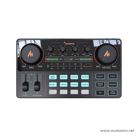 Maono AU-AM200 Podcast Mixer | Music Arms ศูนย์รวมเครื่องดนตรี ตั้งแต่ ...