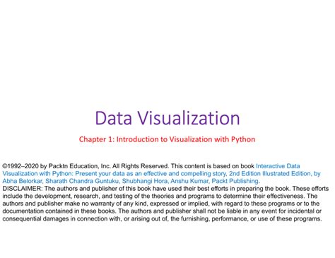Data Visualization With Python Introduction