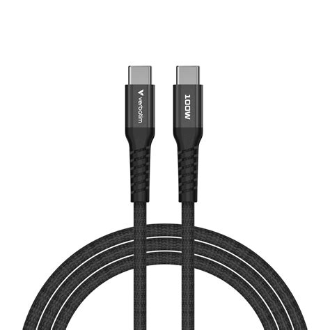Sync And Charge Magnetic Cable 100w Usb C Black Verbatim