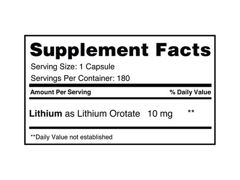 Lithium Mood Support Mitolife