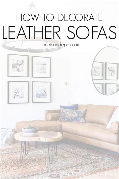 How To Dress A Grey Leather Sofa