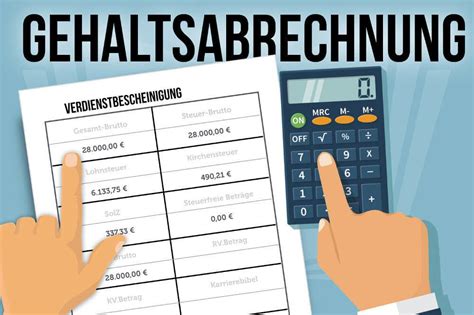 Gehaltsabrechnung Erstellen Muster Und Beispiele Erklärt Gehaltsabrechnung Lohnsteuer