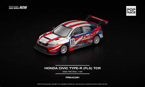 Pre Order Pop Race Honda Civic Type R Fl5 Tcr Mandk Racing Jr Collectibles