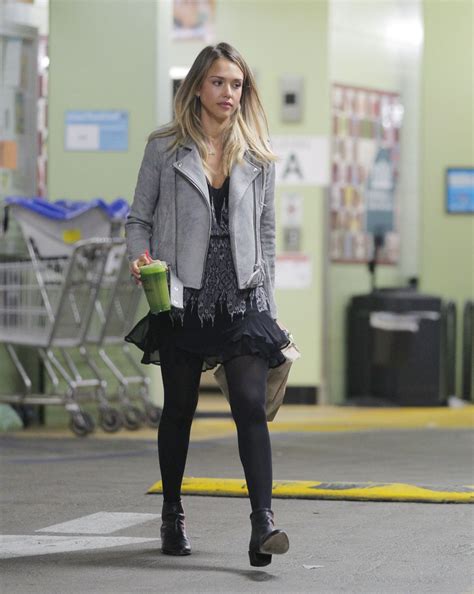 Jessica Alba In Short Skirt Out Shopping In Los Angeles Hawtcelebs