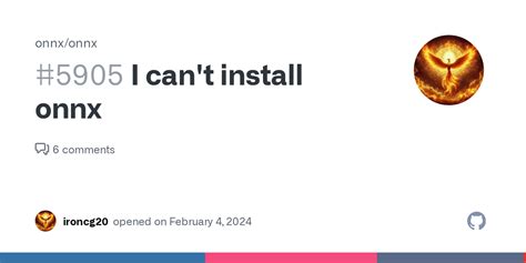 I Can T Install Onnx Issue 5905 Onnx Onnx GitHub