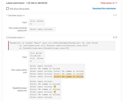 Solved I Need Help Fixing My Output To Look Like The Chegg